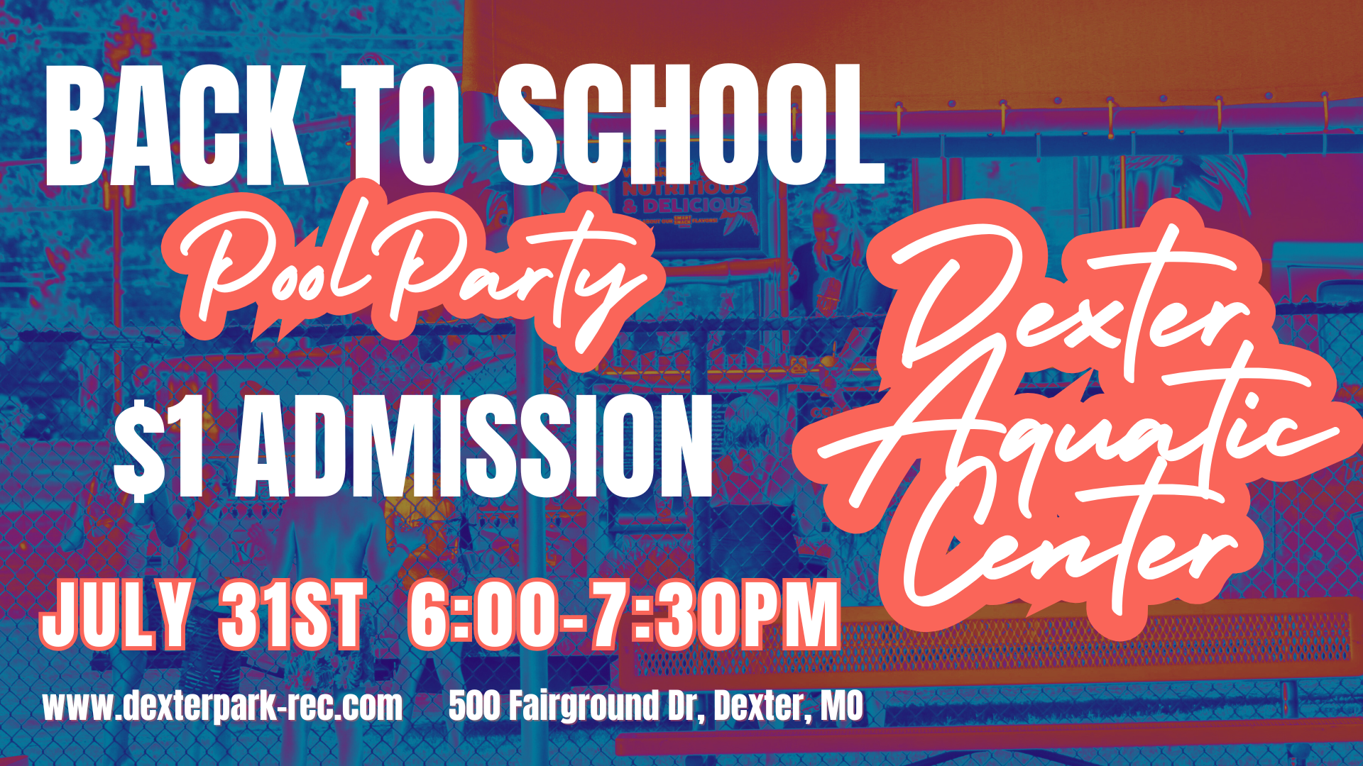 Come join the fun, great family time admission is $1 per person.